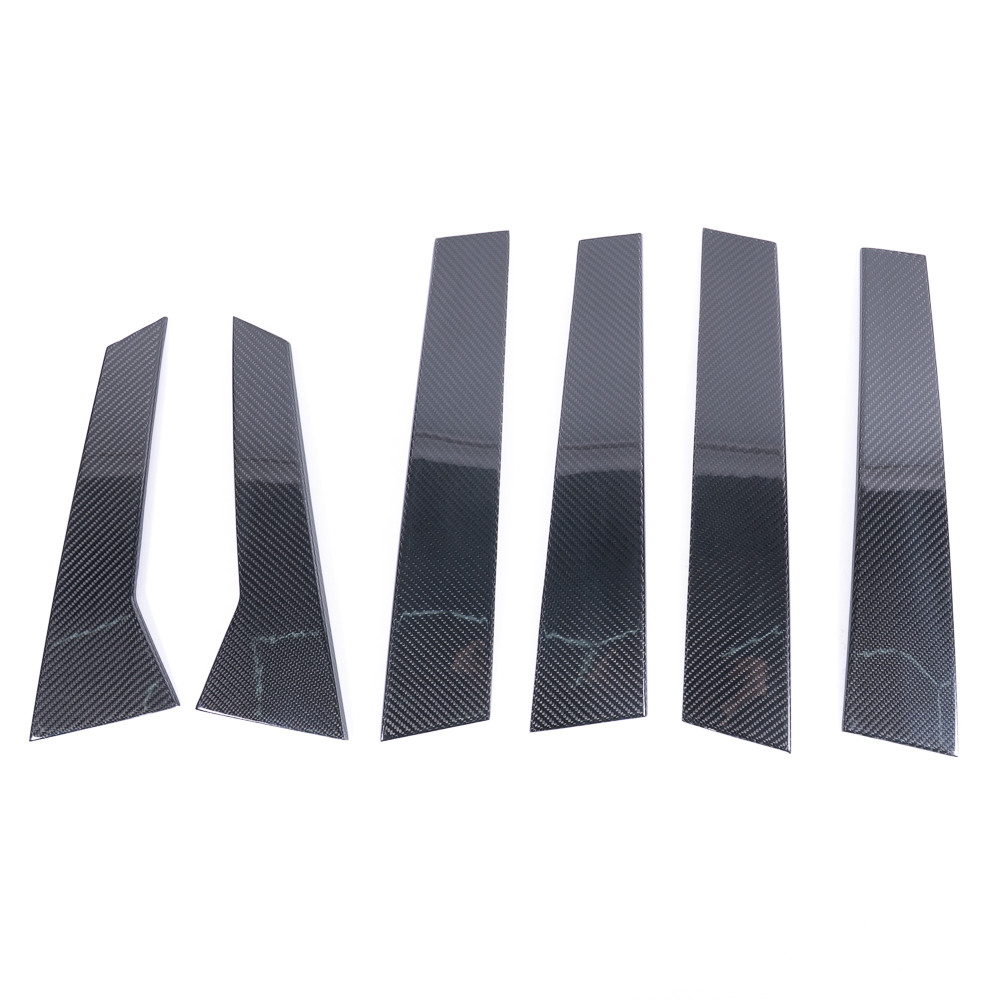 Rennline Carbon Fiber Pillar Covers - SKU# E436