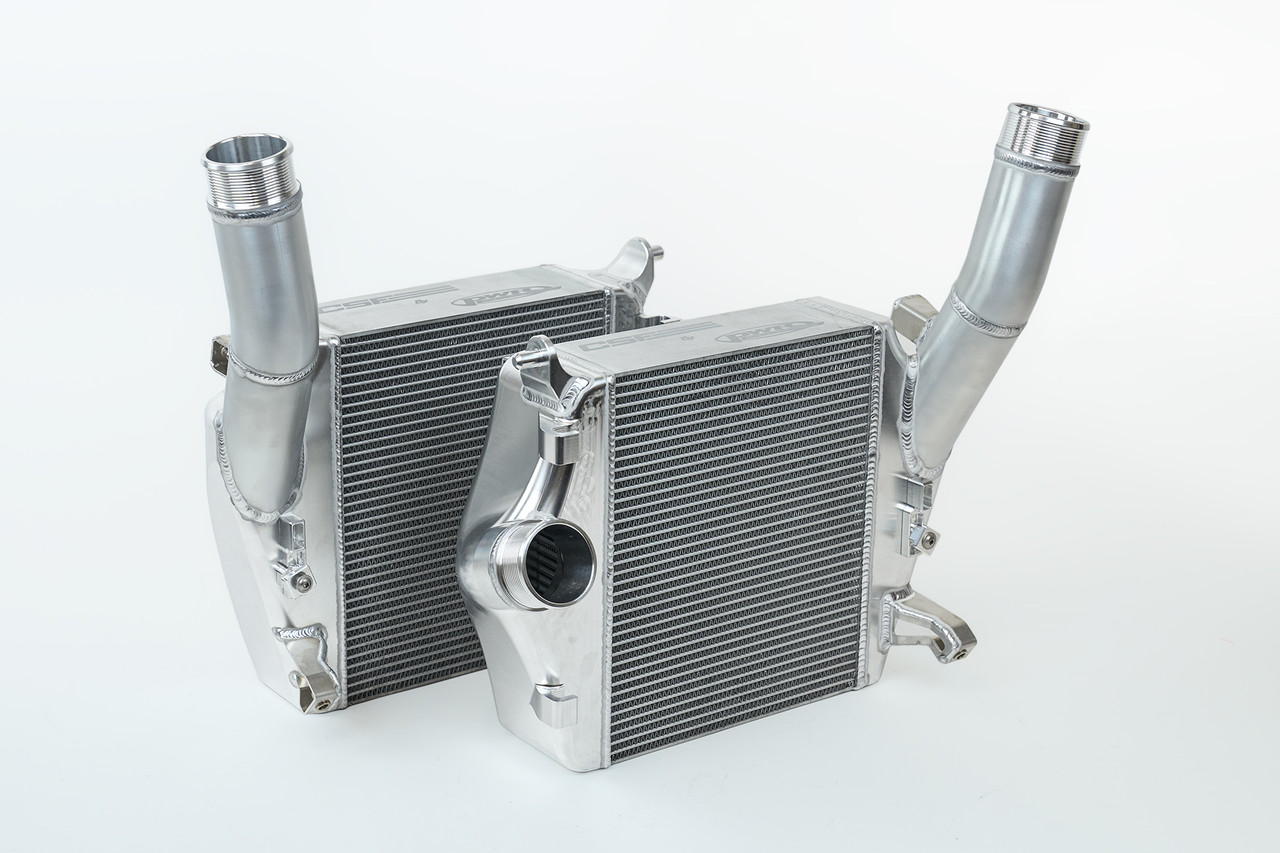 Cayenne Twin Intercooler Set - Thermal Dispersion Black