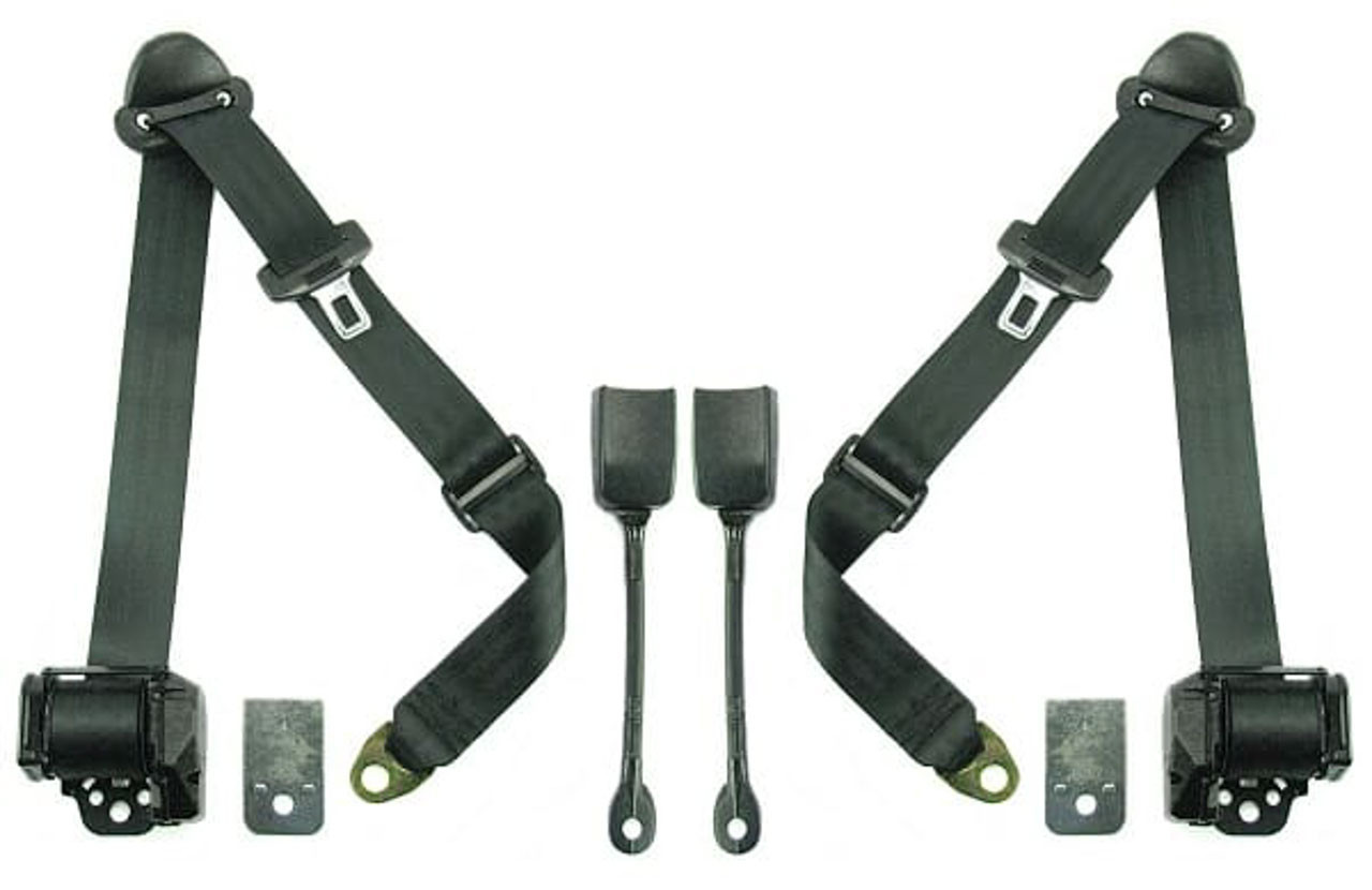 1975-77 Porsche 930 Retractable 3-Point Seat Belt - Multiple Colors ...