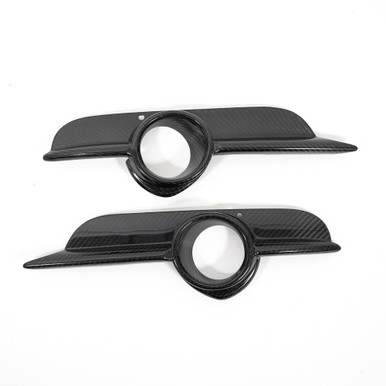 Rennline Carbon Fiber Fog Light Bezels - SKU# E408