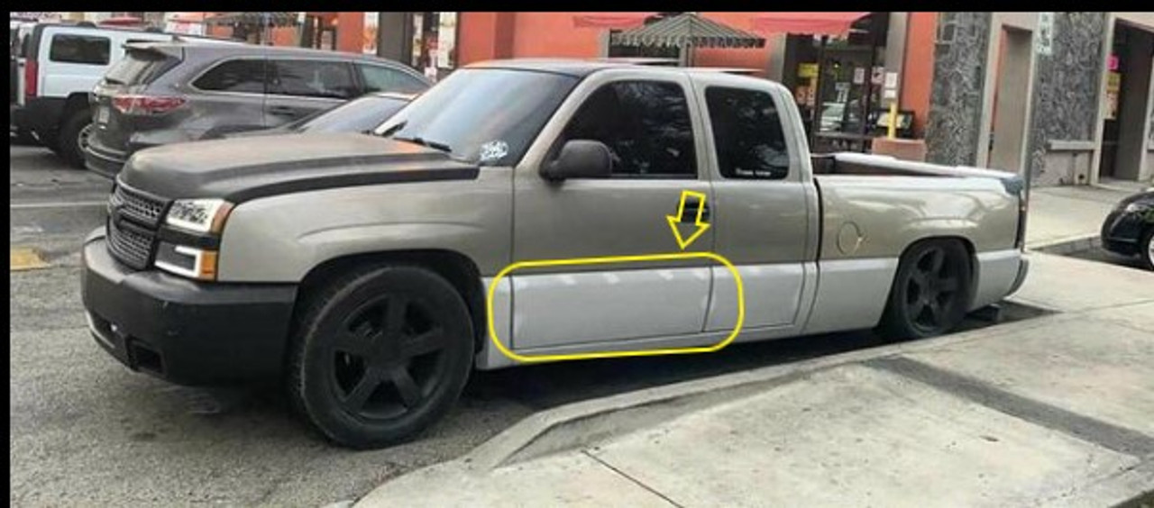 2003-2006 2004 2005 Chevy Silverado SS Cladding 1pc Extended Cab Driver ...