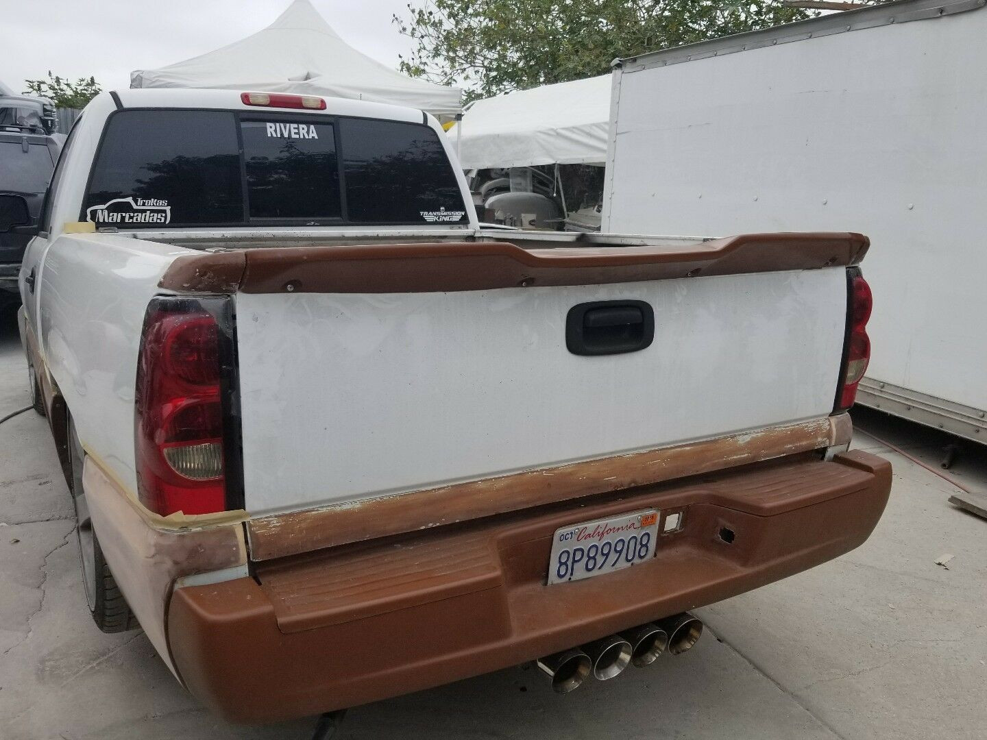1999-2006 00 01 02 03 04 05 Chevy Silverado Spoiler Fiberglass Crespon wing