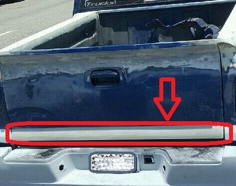 99 00 01 02 03 04 05 06 Chevy Silverado/GMC Sierra SS Tailgate Cladding