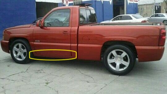 03-06 04 05 Chevy Silverado Single Cab SS Cab Corner Claddings & Rocker ...