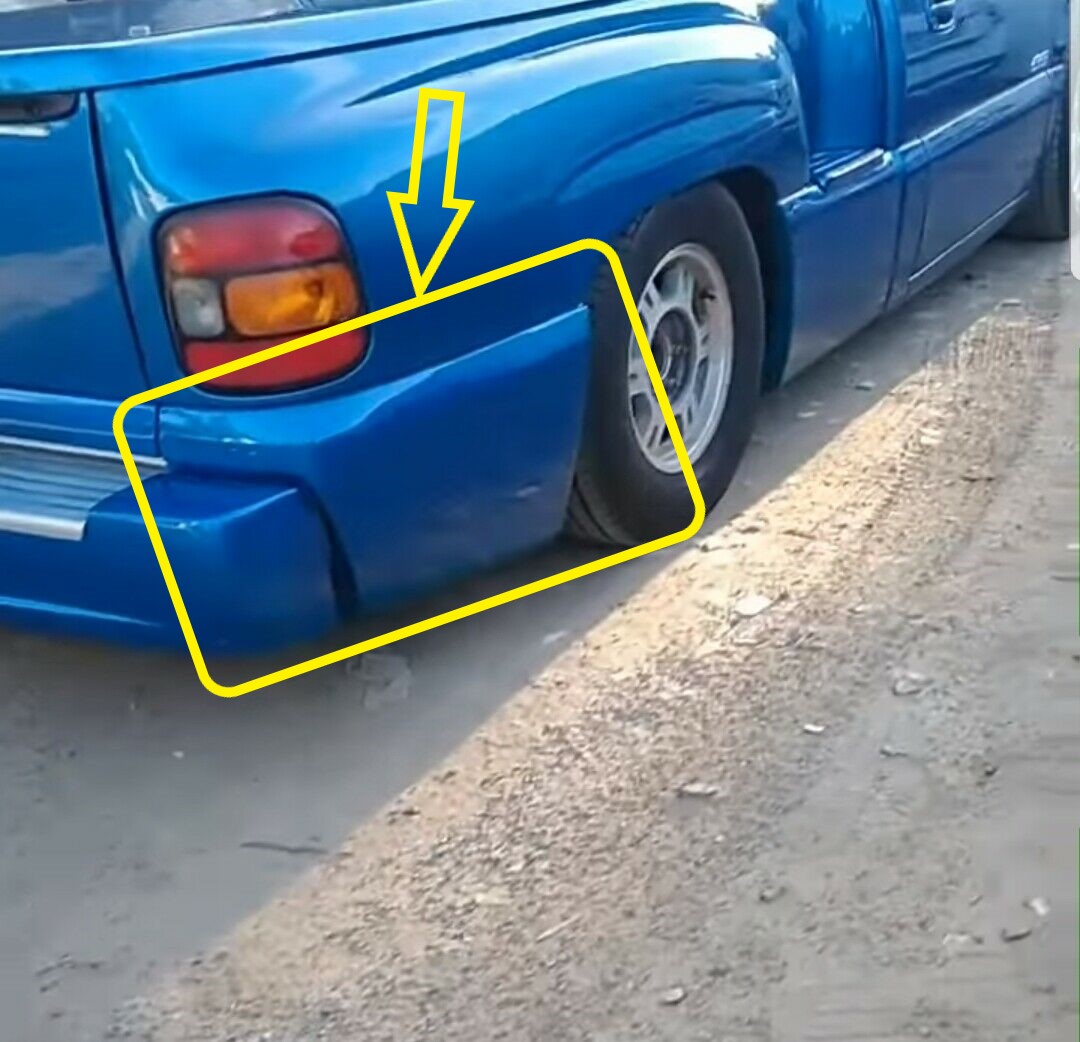 2003-2006 Chevrolet Silverado Step Side SS Cladding Behind the Right ...