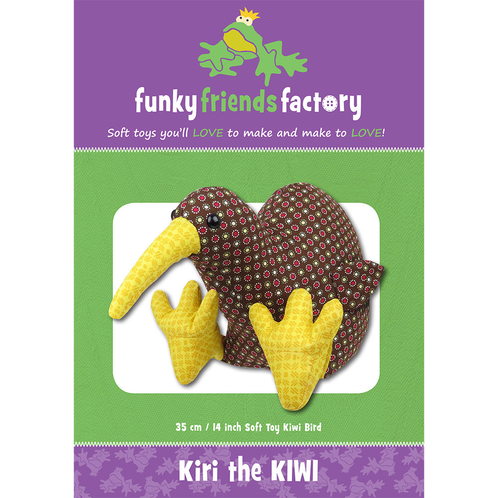 Kiri Kiwi Bird Soft Toy Sewing Pattern