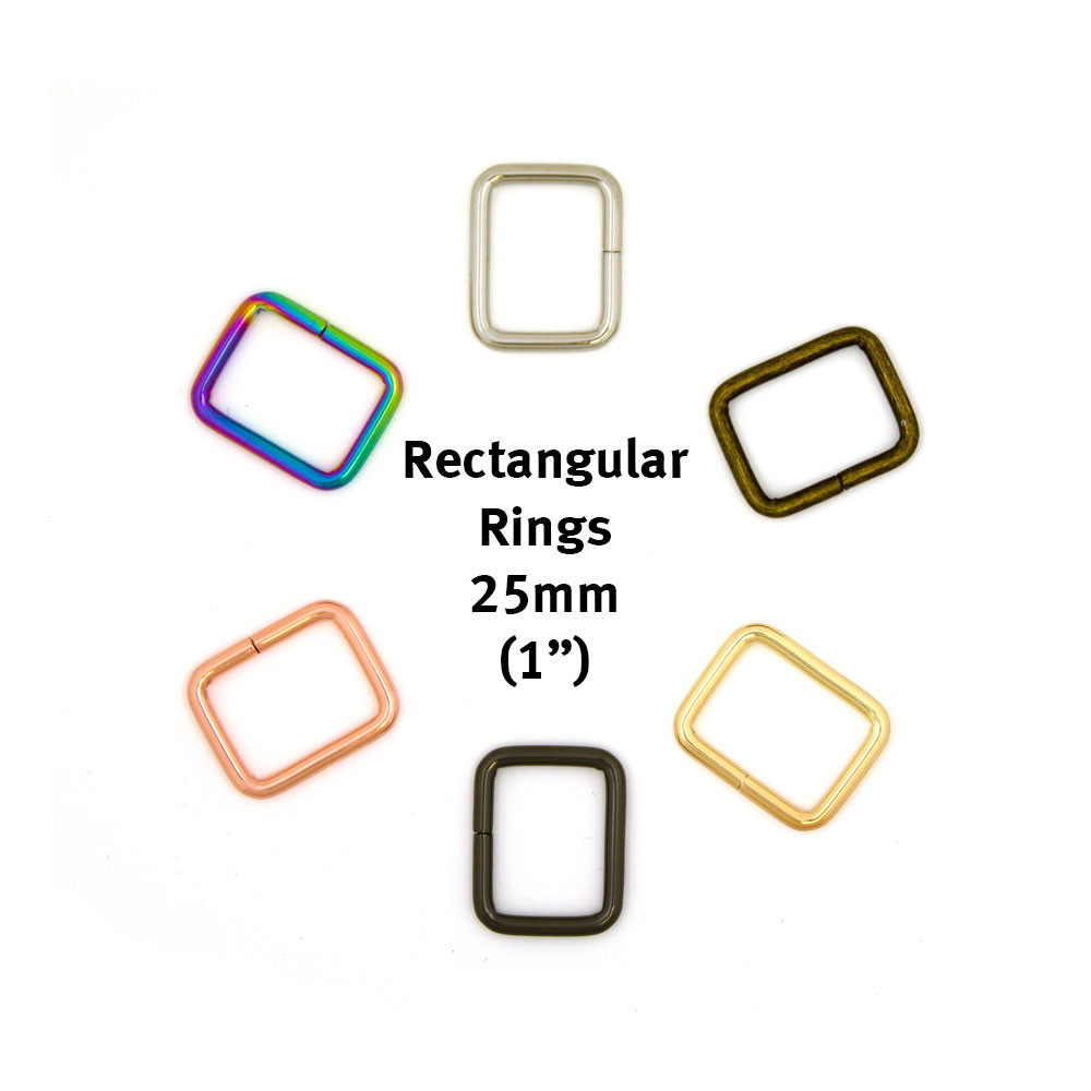 Rectangular Rings 25mm (1") 4pk