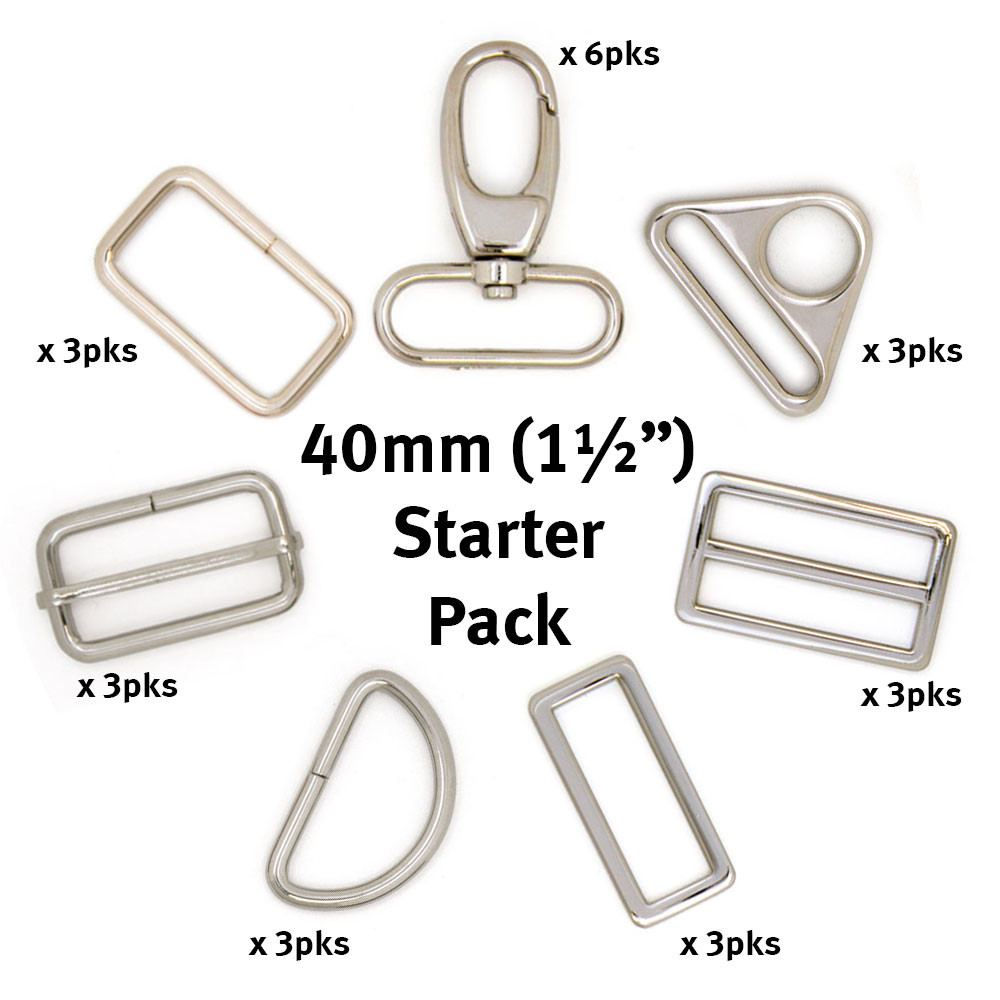 40mm (1½") Retail Starter Pack Silver