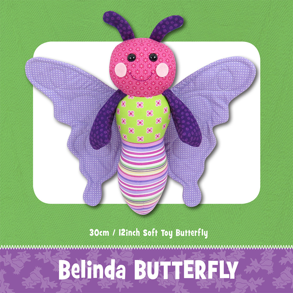 Belinda Butterfly Soft Toy Sewing Pattern