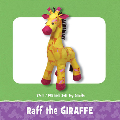 Raff the Giraffe Soft Toy Sewing Pattern