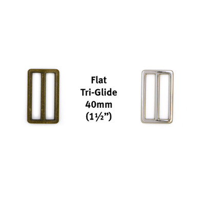 Flat Tri-Glides 40mm (1-1/2") 2pk