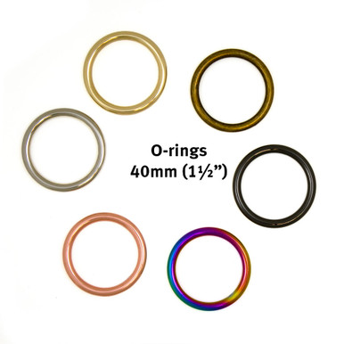 Alloy O-Ring 40mm (1-1/2") 4pk Metal Bag Hardware