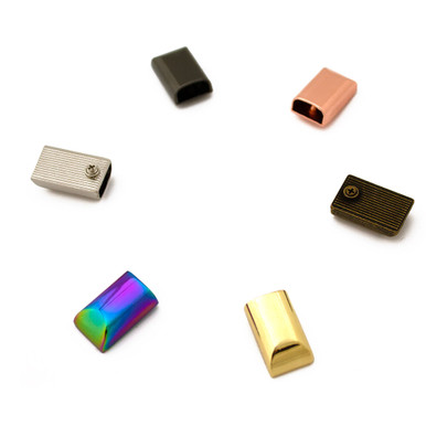 Zipper End Caps Screw-in 5Pk