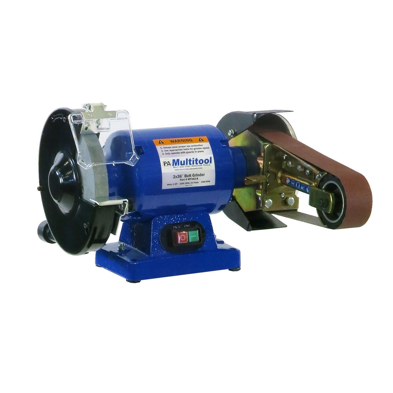 Multitool Combination Grinder, 2x36 Belt Assembly | Arc-Zone