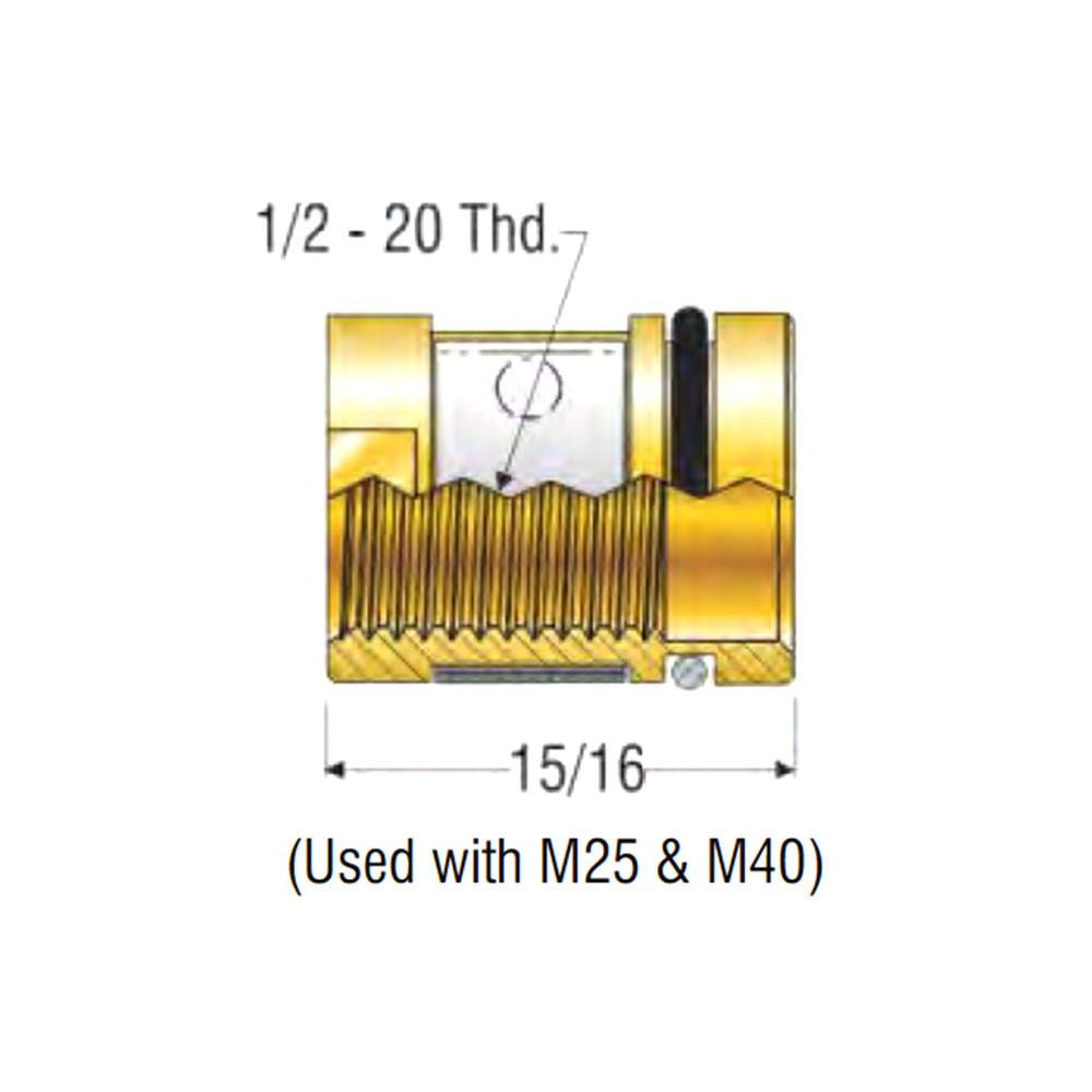 Miller Style MIG Nozzle Adapter with Rings