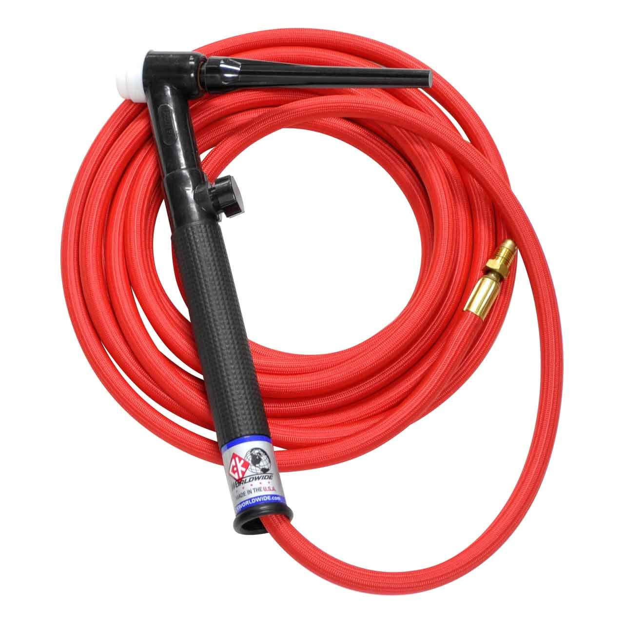 Rigid Head 150Amp, One-Piece SuperFlex Cable with Valve - Arc-Zone.com, Inc