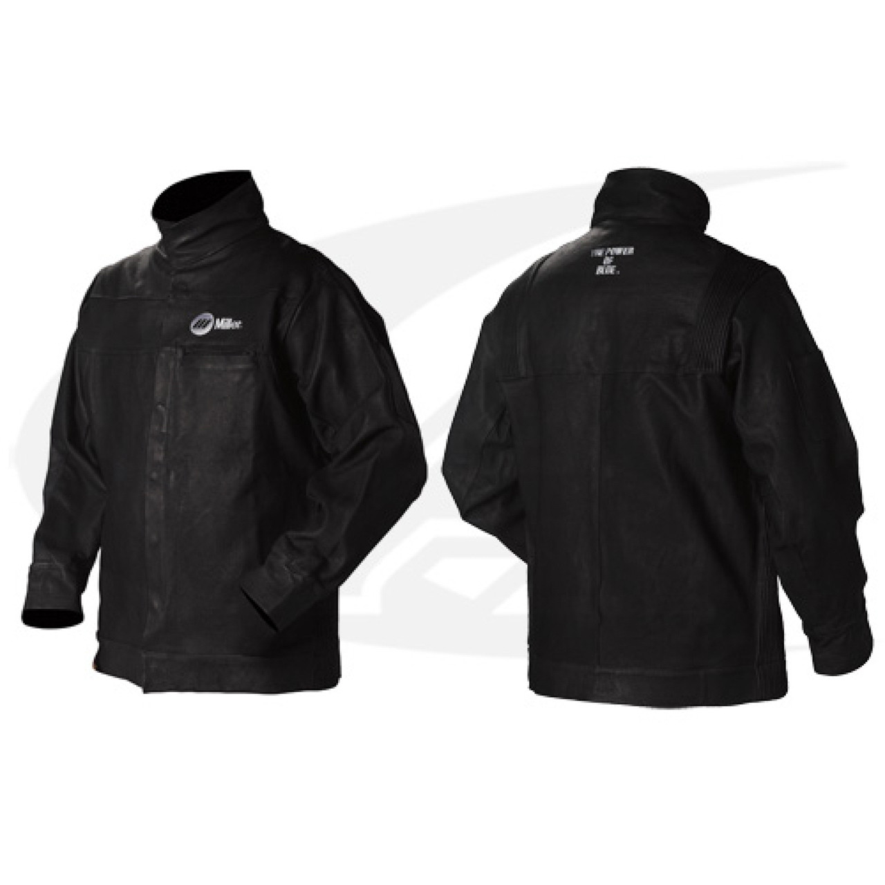 Miller Classic Cloth Welding Jacket - Navy Blue | Arc-Zone