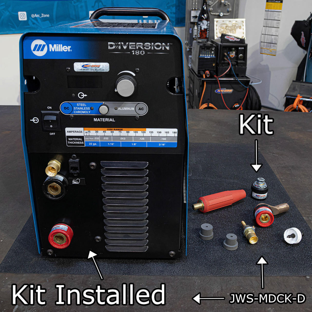 TIG Upgrade Kit for Lincoln 210 MP | Arc-Zone.com