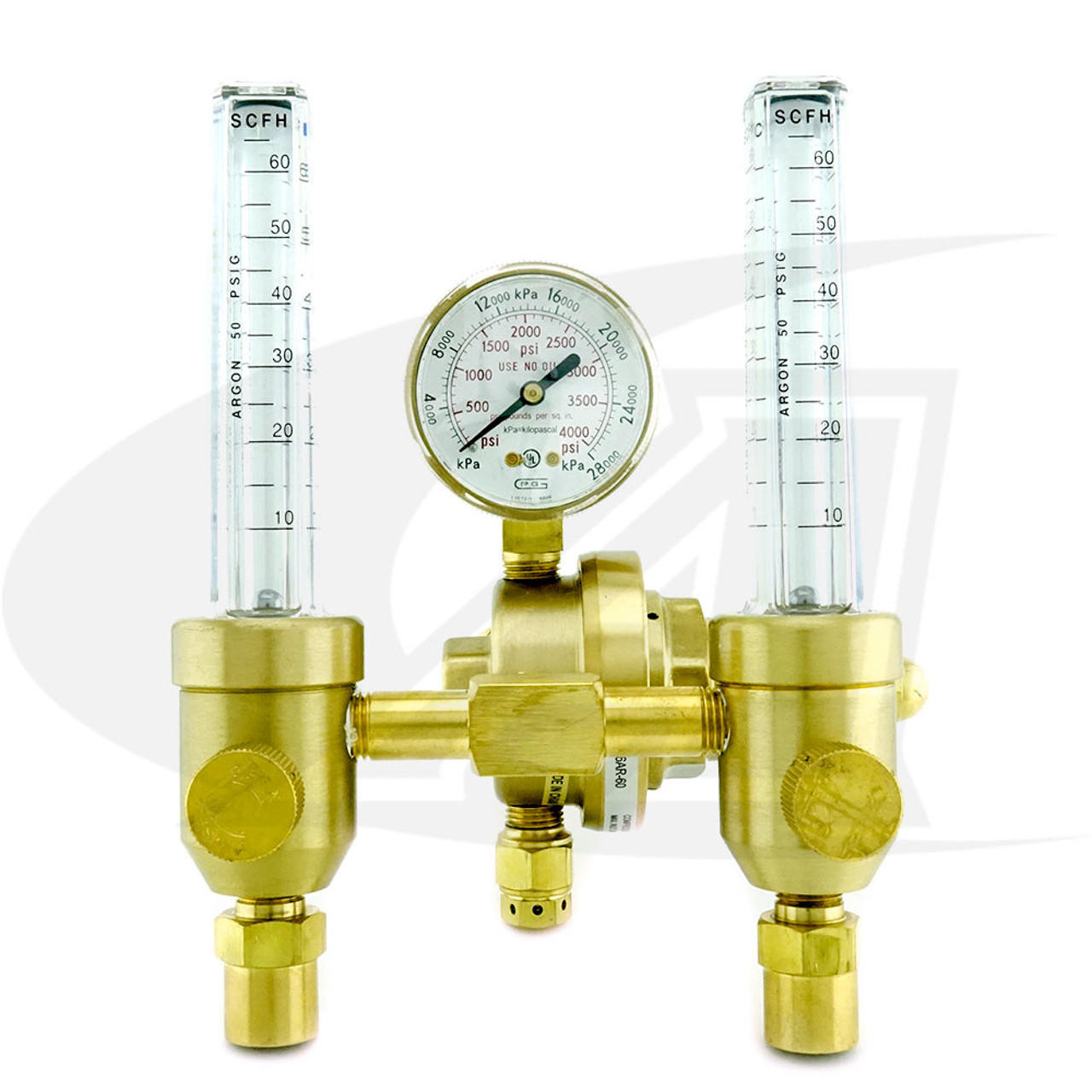 Dual Argon Flowmeter Regulator