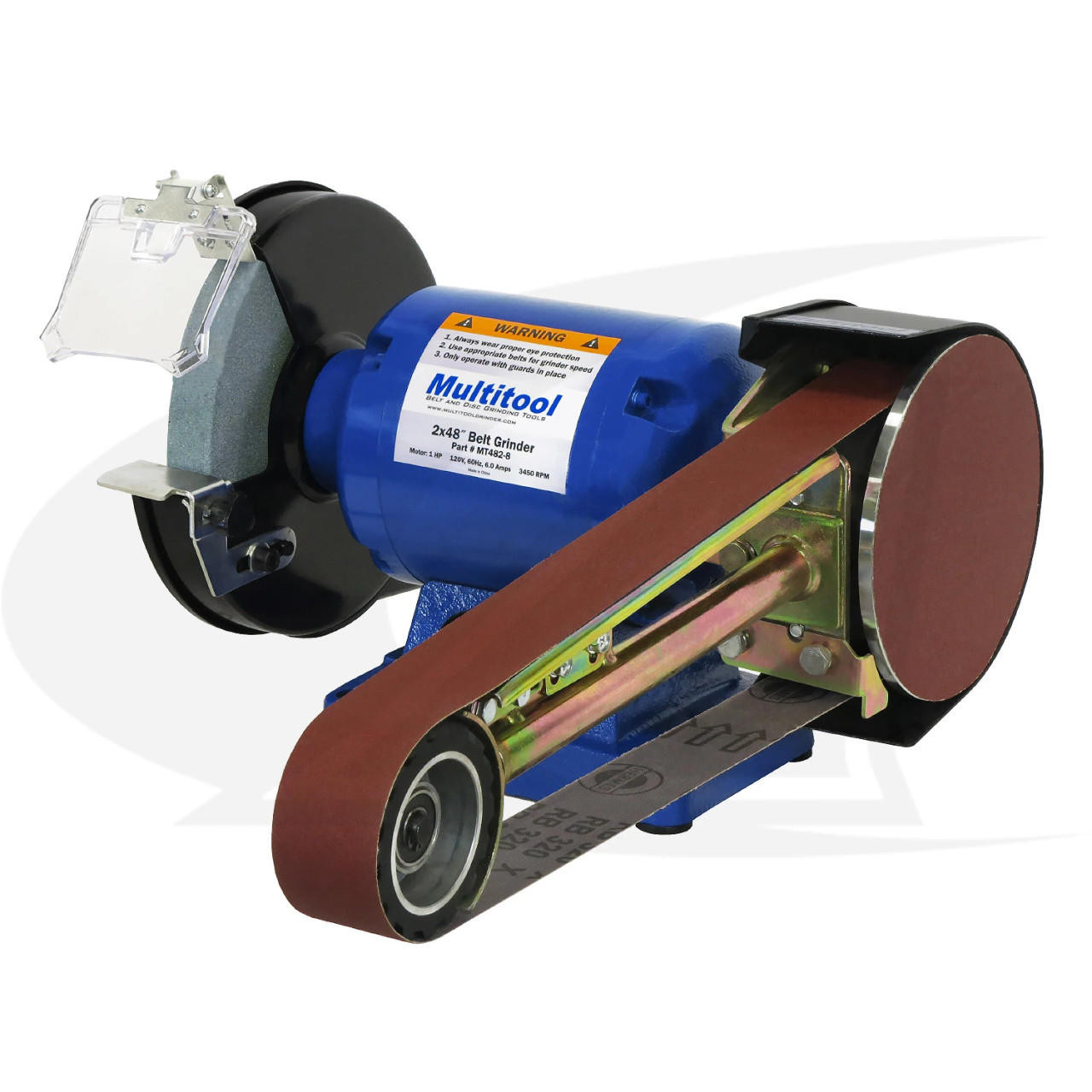 Multitool Combination Grinder, 2x36 Belt Assembly | Arc-Zone