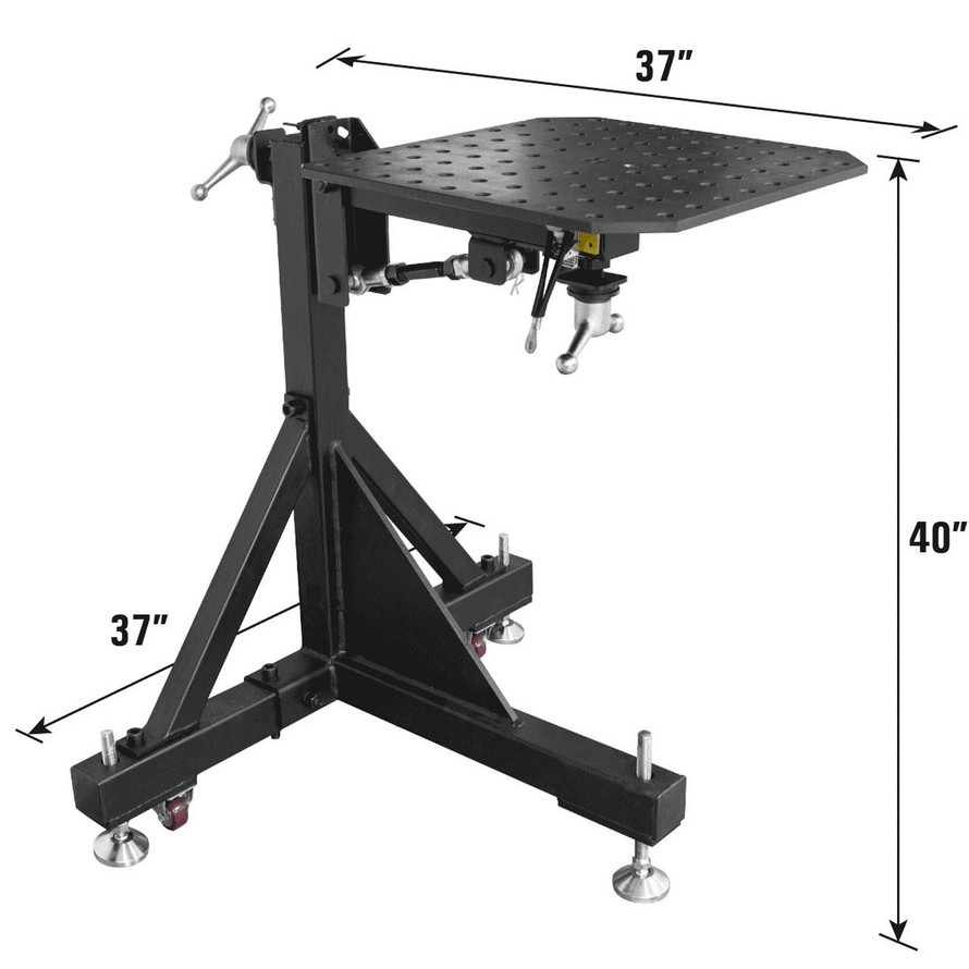 Adjustable Manipulator Table - 2 Rotating & 1 Tilting Axis