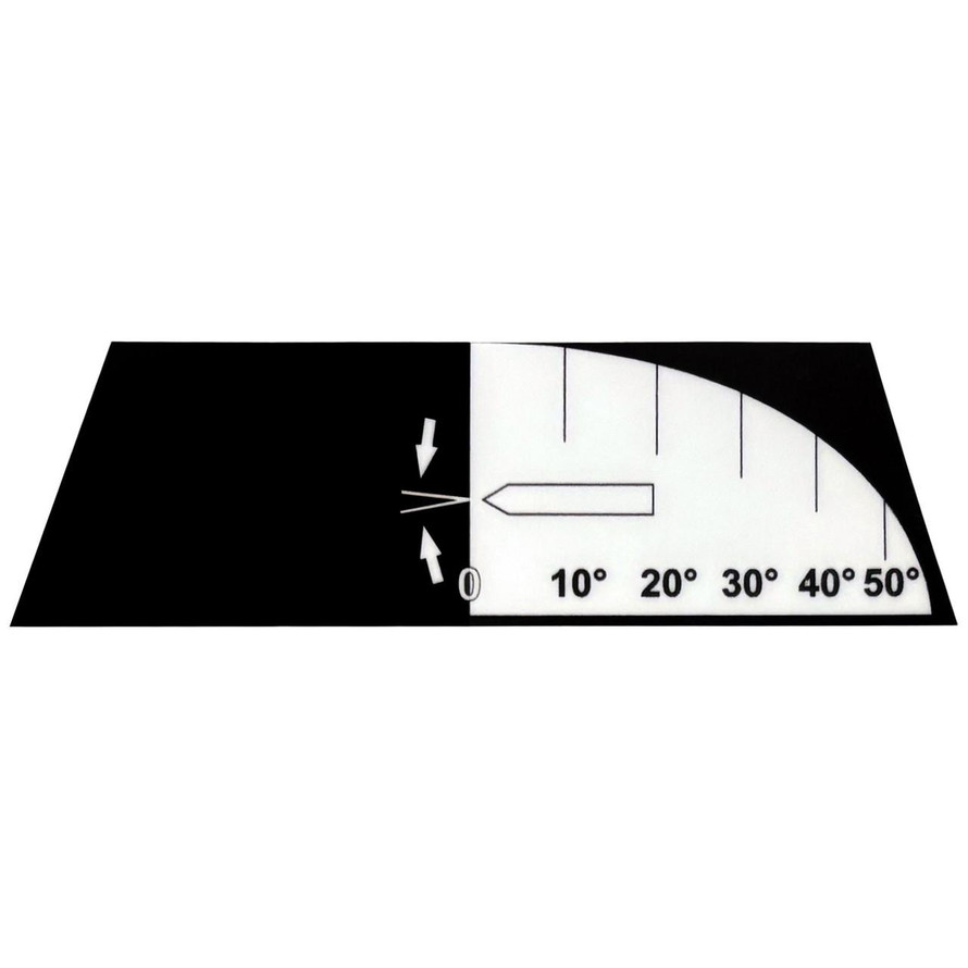 Grind Angle Degree Scale Decal - Arc-Zone.com, Inc