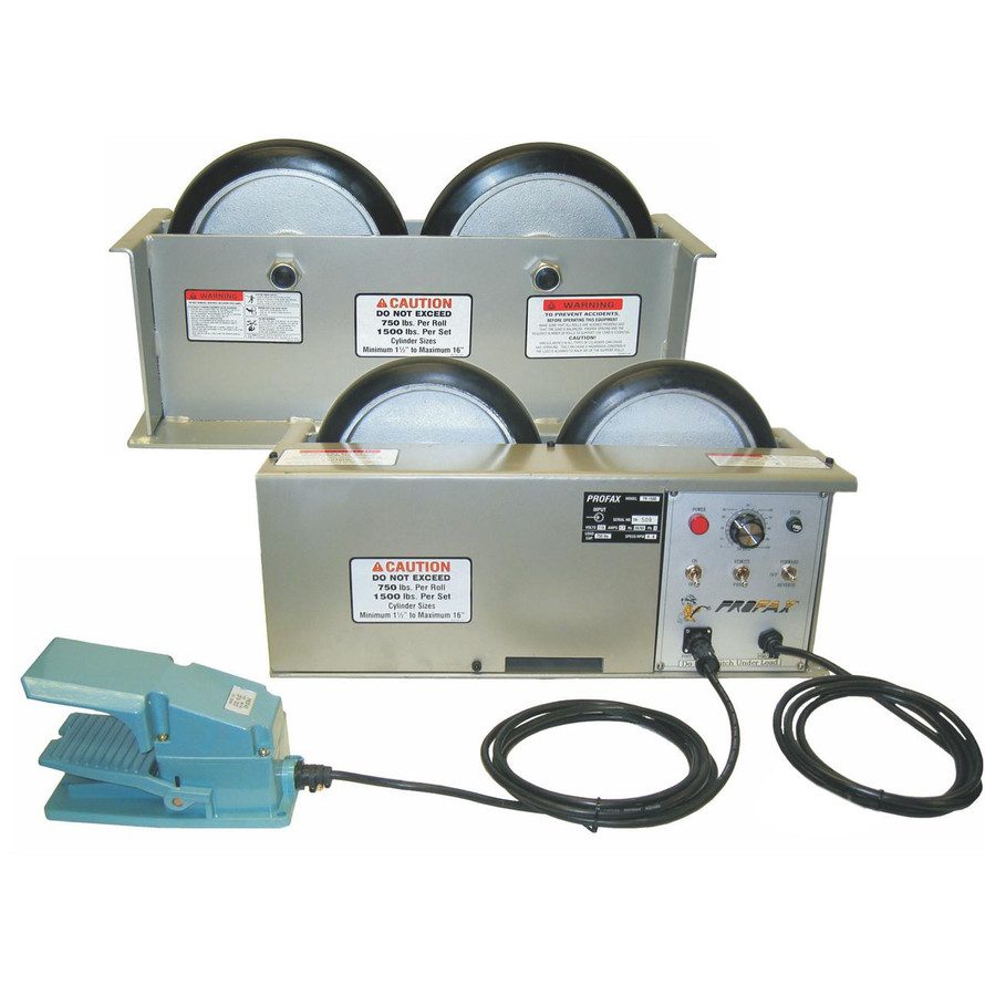 PROFAX® 2,000lb Capacity Turning Roll Set - Arc-Zone.com, Inc