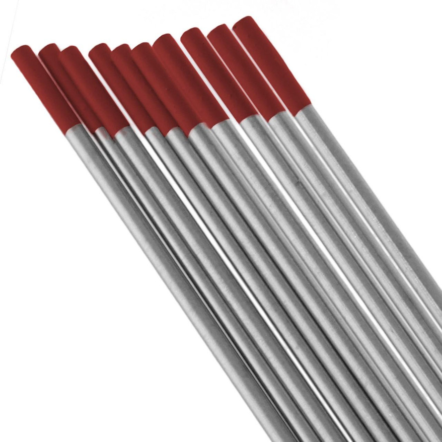 Amplify 2% Thoriated Tungsten Electrodes - Red Tip