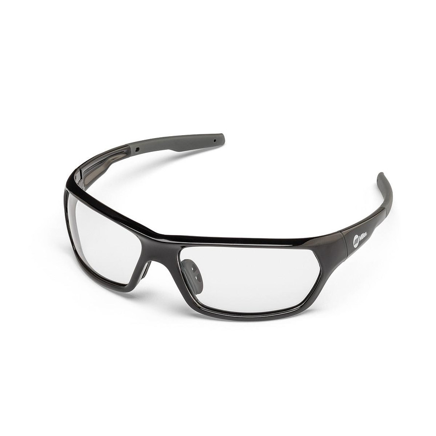 Black Shatterproof Safety Glasses With Clear Lenses | Arc-Zone