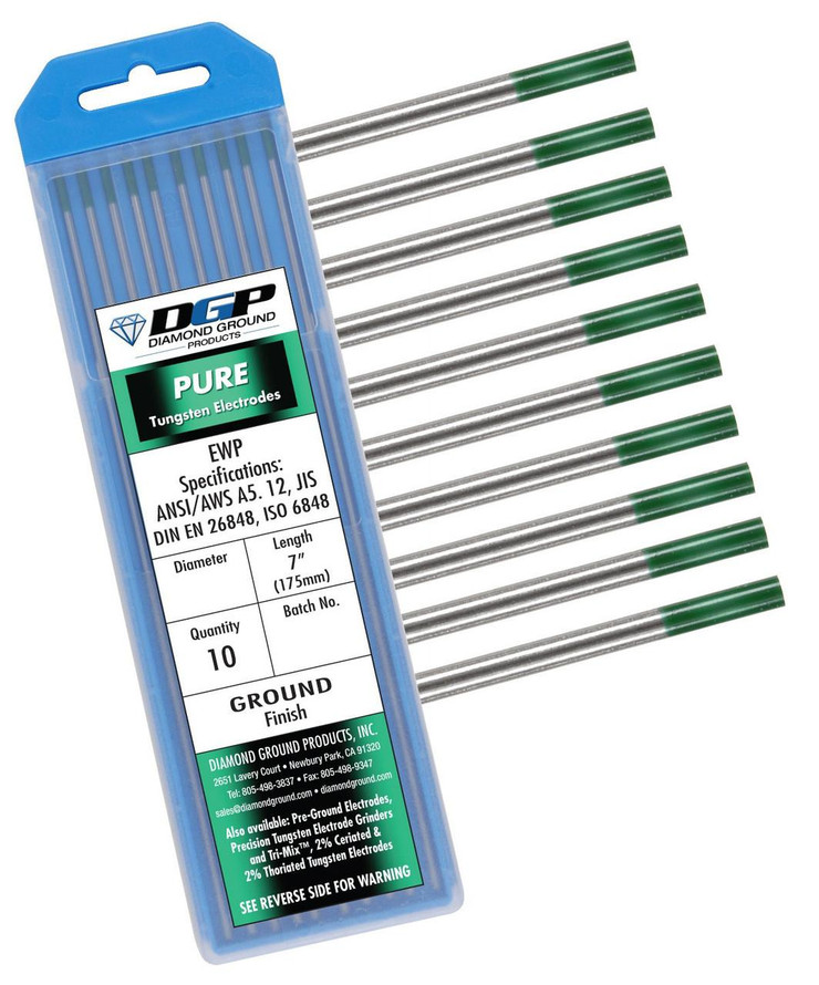 DGP Pure Tungsten - Green Tip | Arc-Zone.com