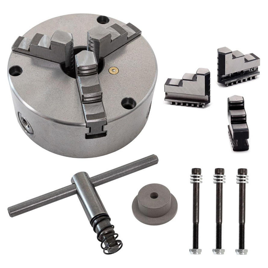 6" Precision 3-Jaw Chuck for Welding Positioners