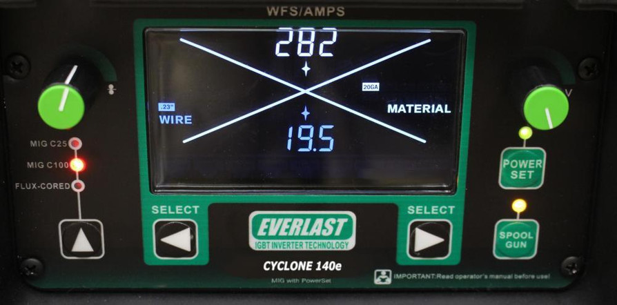 Cyclone 140E - 120V Inverter MIG Welder