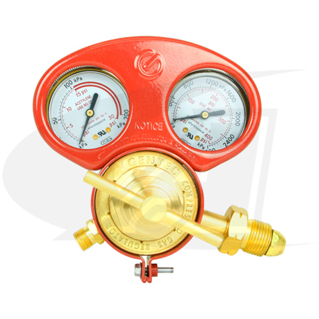 Premium Series Acetylene Regulator - Medium/Heavy Duty - Arc-Zone.com, Inc