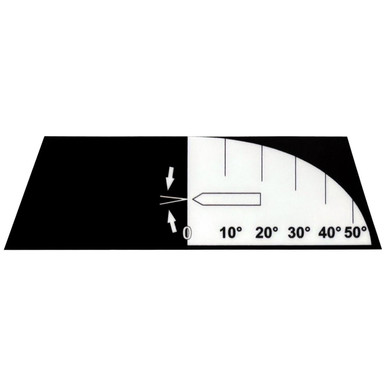 Grind Angle Degree Scale Decal - Arc-Zone.com, Inc