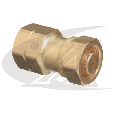 CGA-520 to CGA-510 Cylinder Adapter | Arc-Zone.com