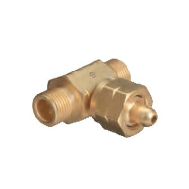 CGA-350 "T" Splitter - Hydrogen/Natural Gas