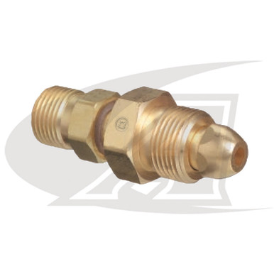 CGA-580 to CGA-320 Cylinder Adapter | Arc-Zone.com