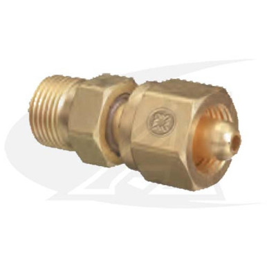 CGA-346 to CGA-540 Cylinder Adapter | Arc-Zone.com