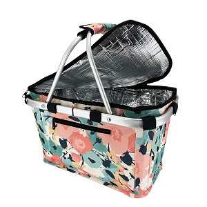 Shopping Basket Insul Blooms - Marcia's on Montague