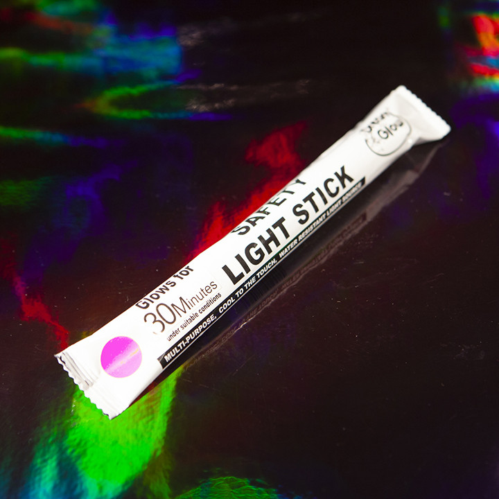 6" Single Glow Stick Pink | Glow Party Supplies & More