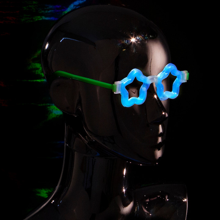 Glow Star Shaped Glasses Assorted 12 Pack