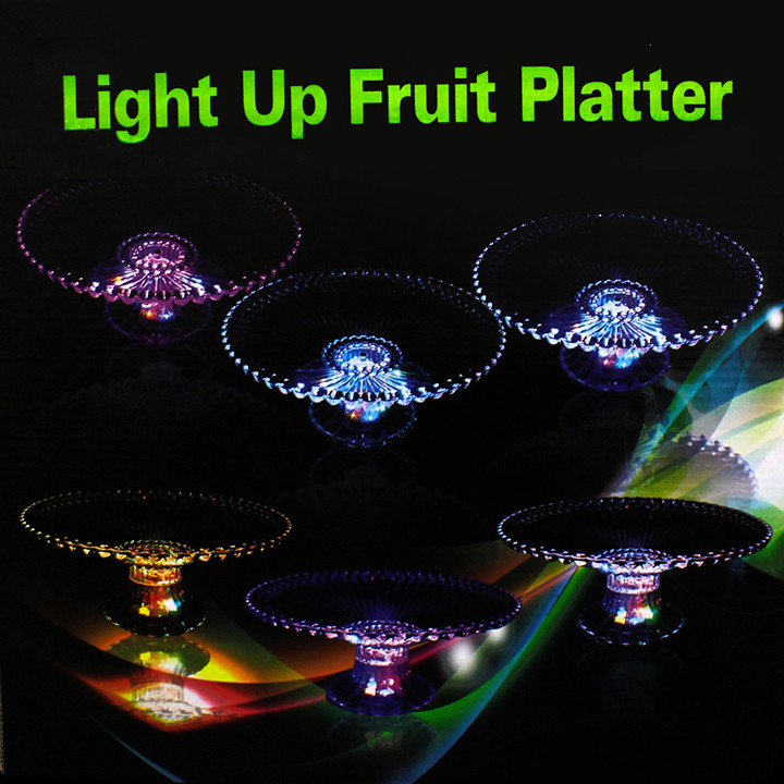 LED Round Pedestal Platter for Your Parties and Events
