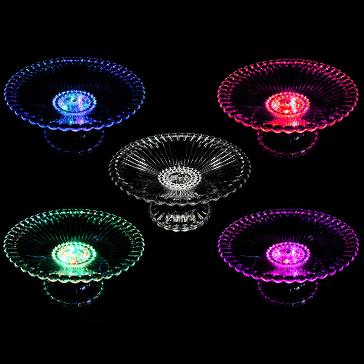 LED Round Pedestal Platter for Your Parties and Events