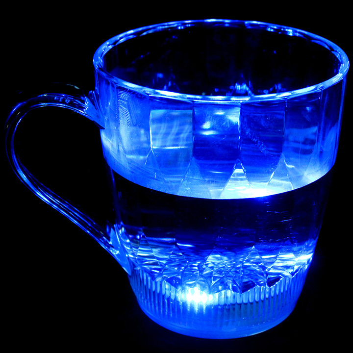 LED Liquid Activated Coffee Mug RGB LEDs | LED Drinkware