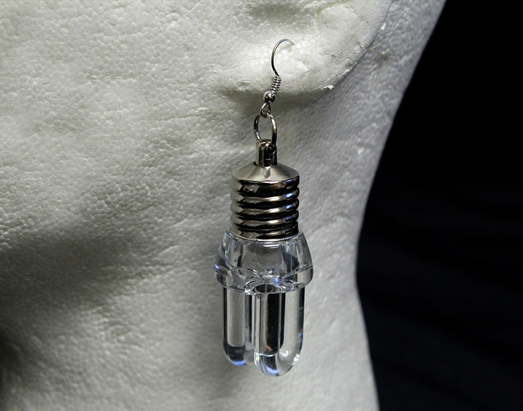 Multicolor LED Filament Bulb Earrings | LED Earrings