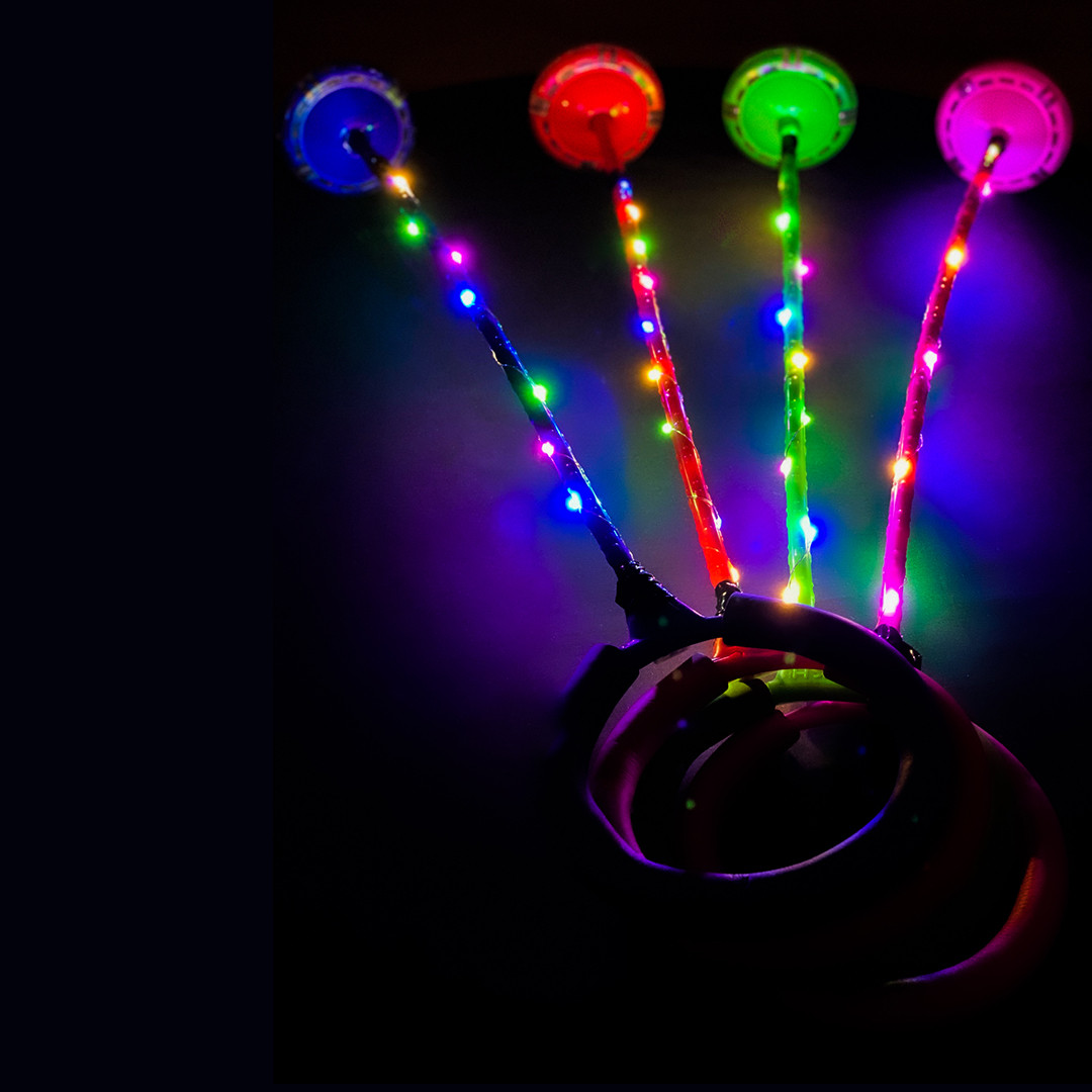 Red LED Light Up Skip Jumper