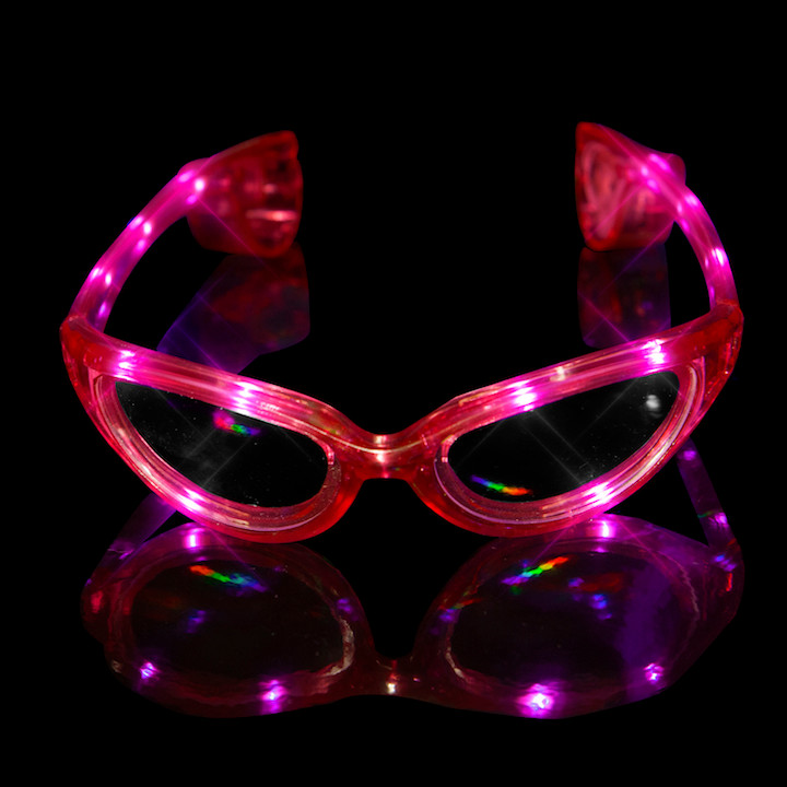 Premium Pink LED Sunglasses | Light Up Sunglasses