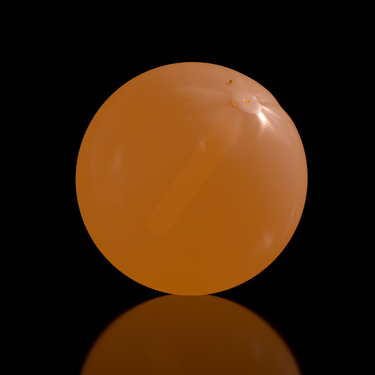 Giant Beach Ball with Orange LED Stick 24" Diameter