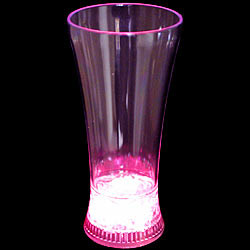 Lighted Pilsner Glass with Gel R/G/B | Lighted Beer Glass