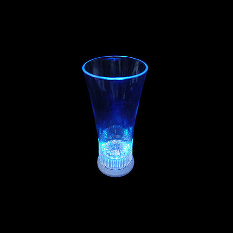 Lighted Pilsner Glass with Gel R/G/B | Lighted Beer Glass